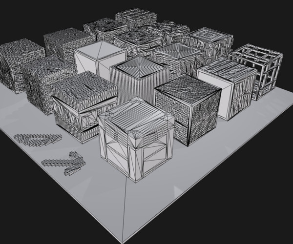 ArtStation - Cube voxel | Resources