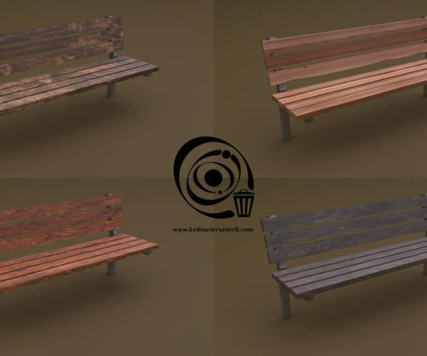 ArtStation - Bench 40 4in1 [4 PBR Texture 1 Model] | Resources