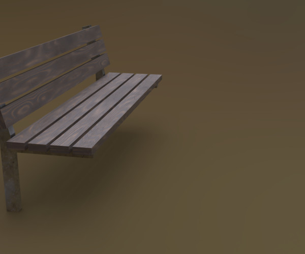 ArtStation - Bench 40 4in1 [4 PBR Texture 1 Model] | Resources