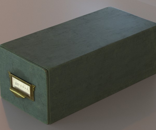 ArtStation - Old Archive Box | Resources