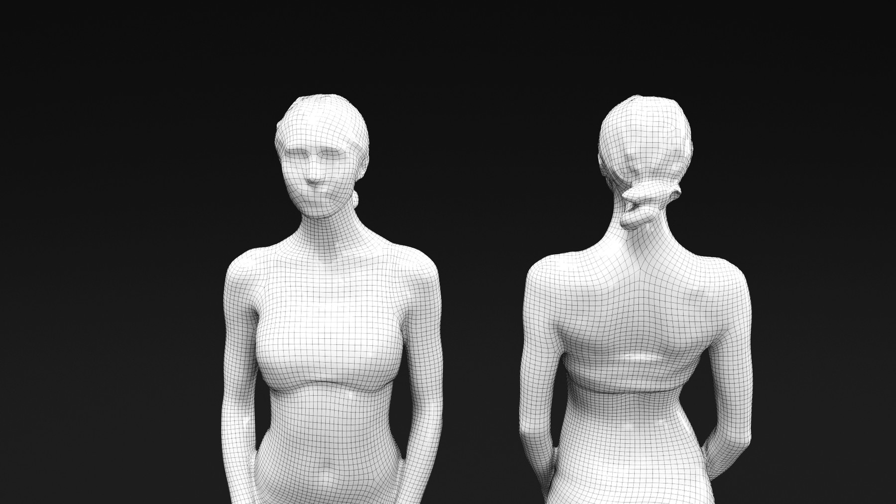 ArtStation - Female (woman) sport scan 08 | Game Assets