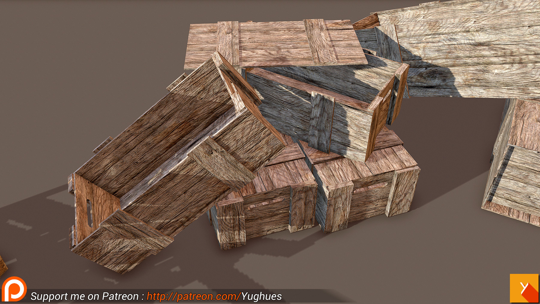 ArtStation - Yughues Free Wooden Crates | Game Assets