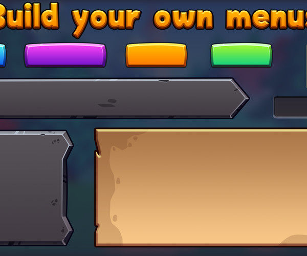 ArtStation - Cute RPG UI Kit | Game Assets