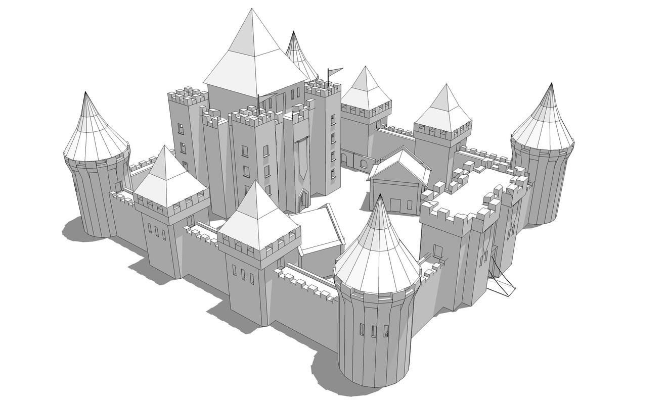 ArtStation - Castle Pack - Low Poly | Game Assets