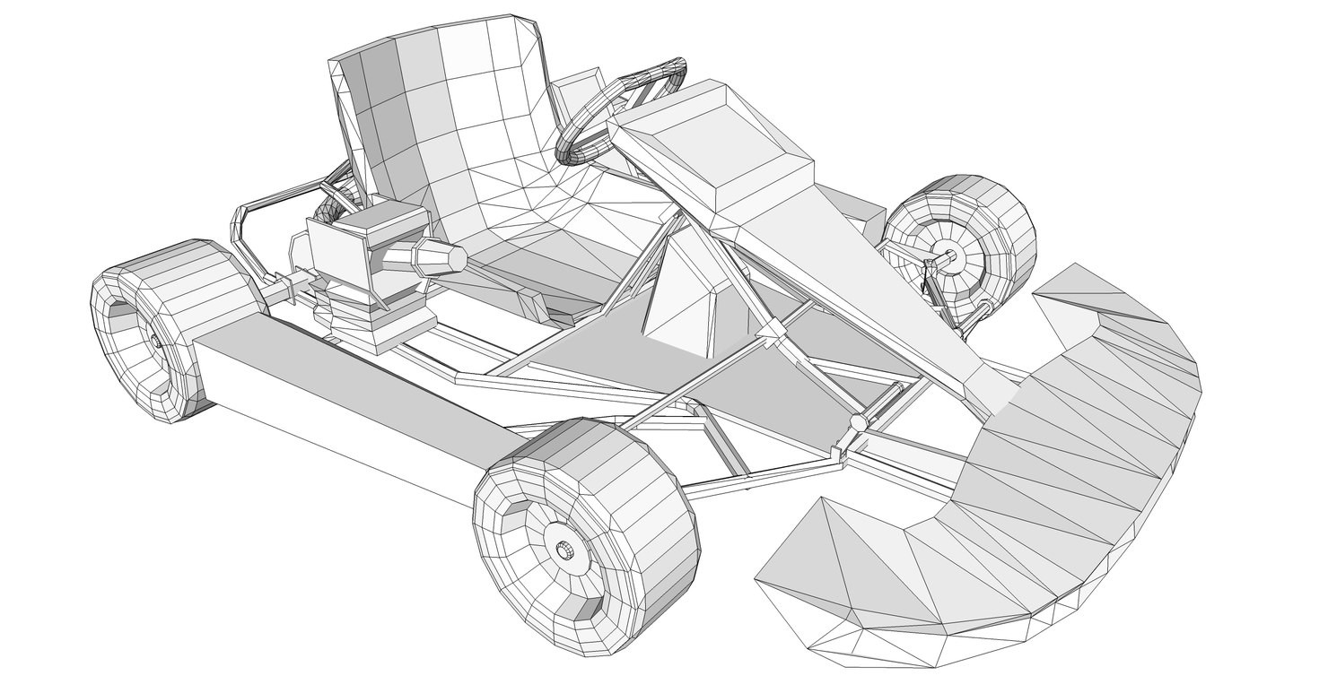ArtStation - Go Kart | Game Assets