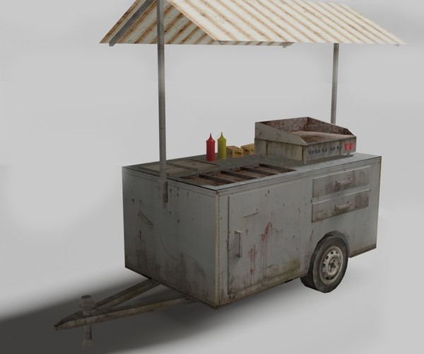 ArtStation - Food Cart | Game Assets