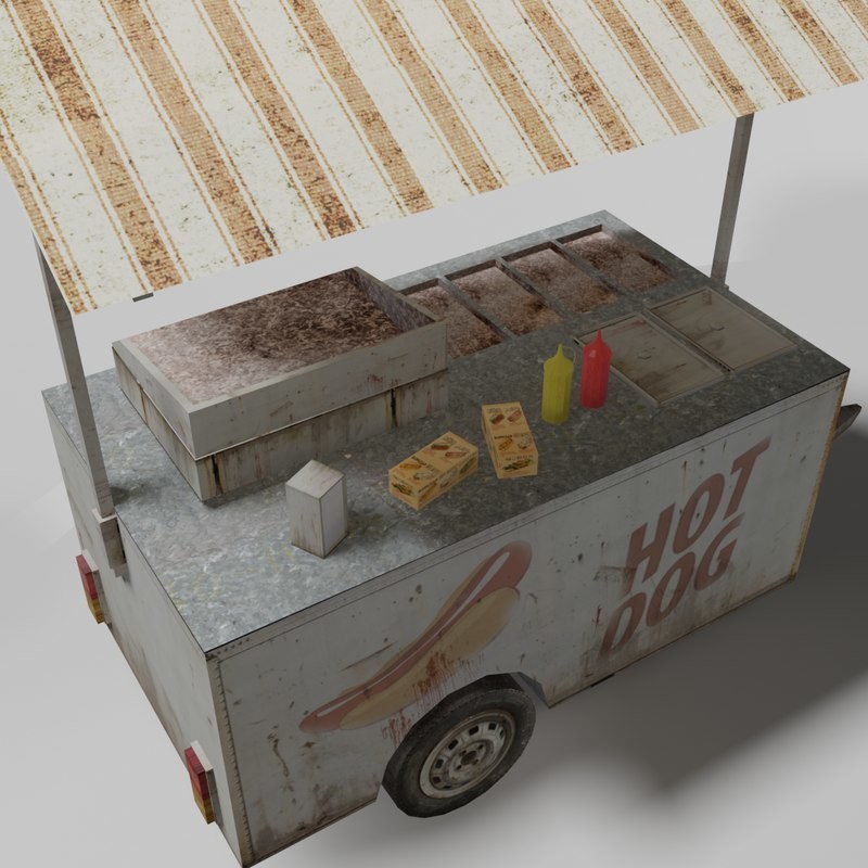 ArtStation - Food Cart | Game Assets