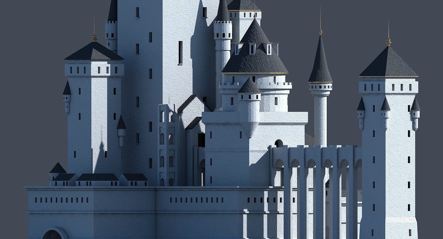 ArtStation - Fantasy Castle 001 | Resources