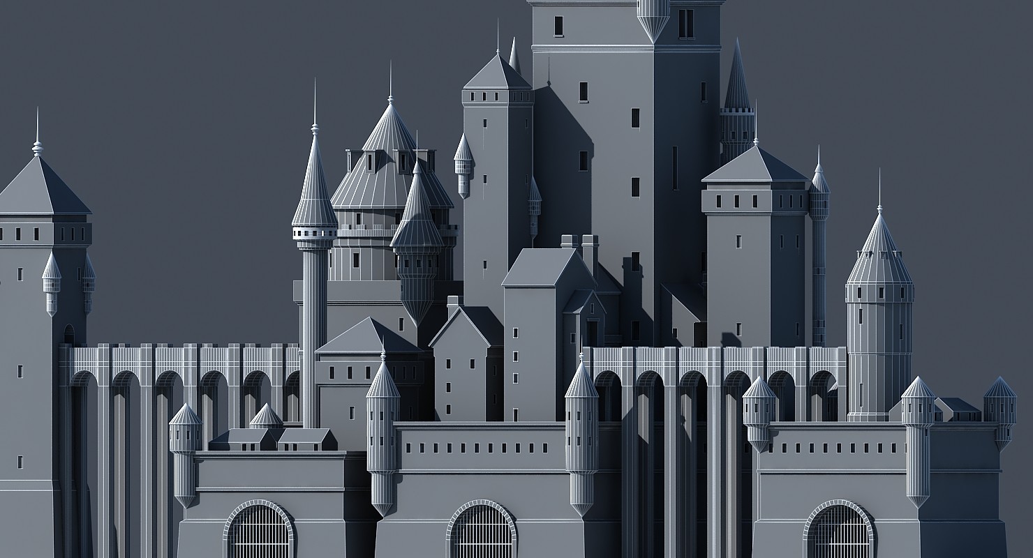 ArtStation - Fantasy Castle 001 | Resources