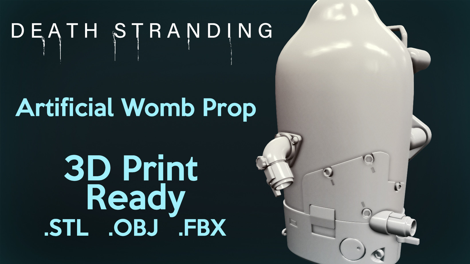 Alexander Gies - Death Stranding BB Pod - Artificial Womb Prop (For 3D ...