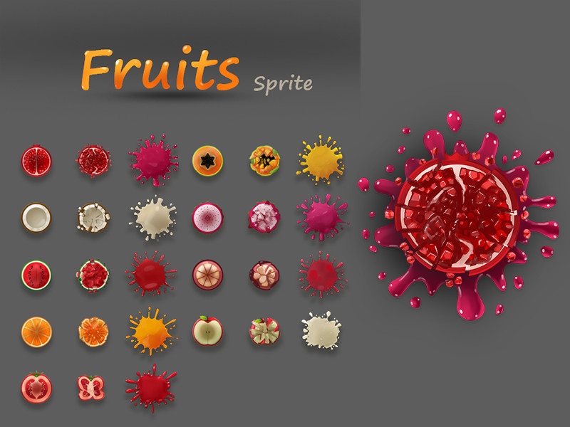 ArtStation - Fruit Sprites | Game Assets
