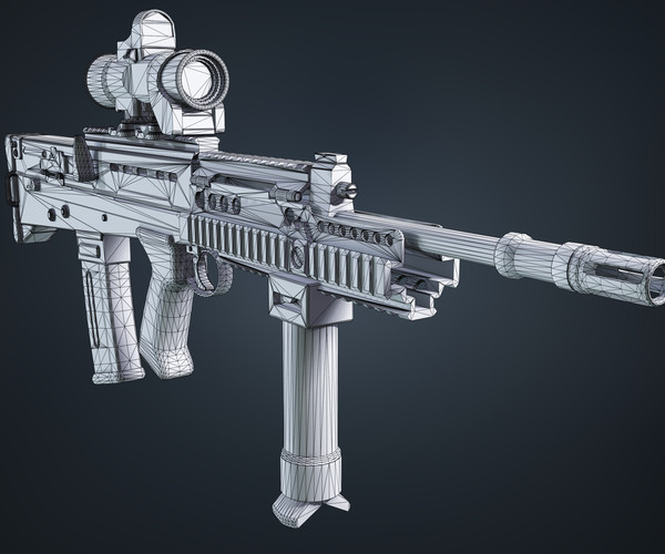 ArtStation - SA80 a2 Rifle | Game Assets