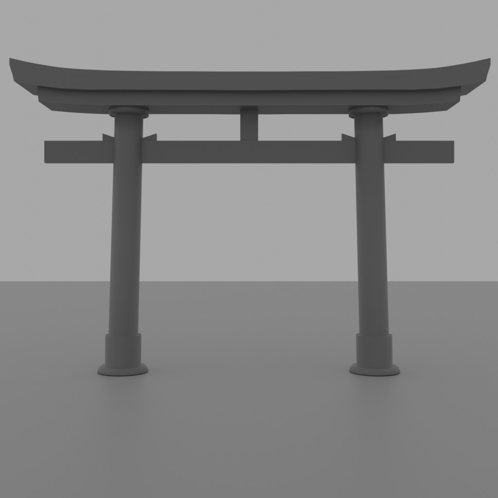 ArtStation - Low Poly Japanese Shinto Shrine | Resources