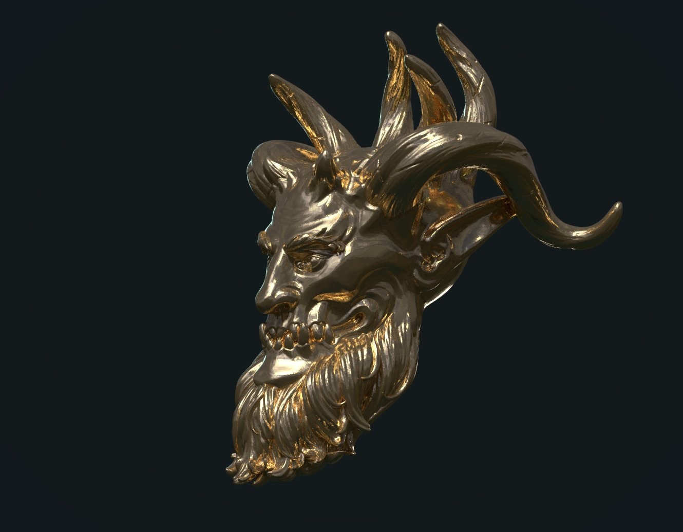 ArtStation - Demon Head | Resources
