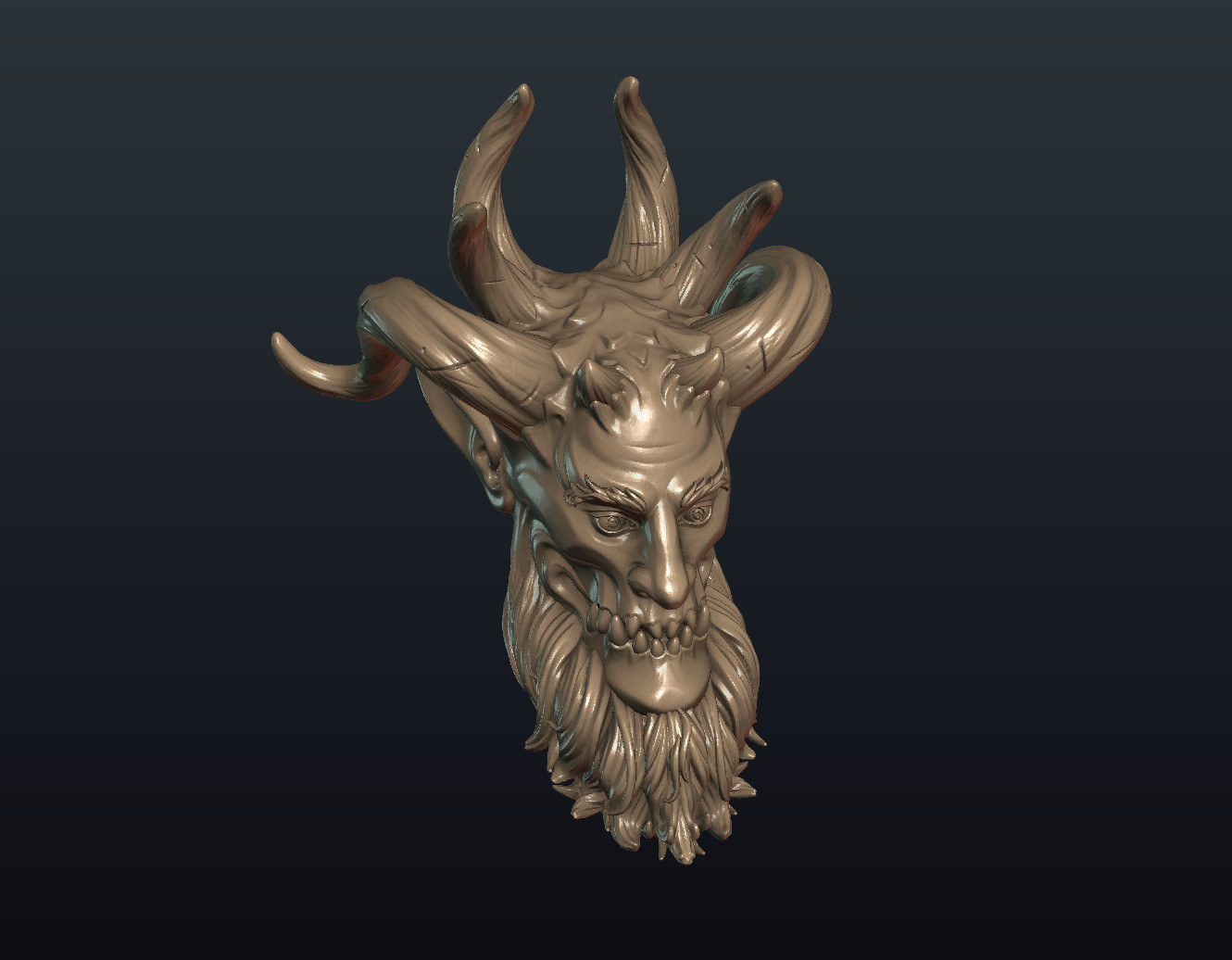 ArtStation - Demon Head | Resources