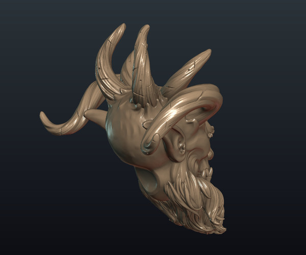ArtStation - Demon Head | Resources