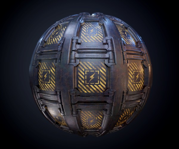 ArtStation - Sci-Fi Military Seamless PBR Texture 64 | Game Assets