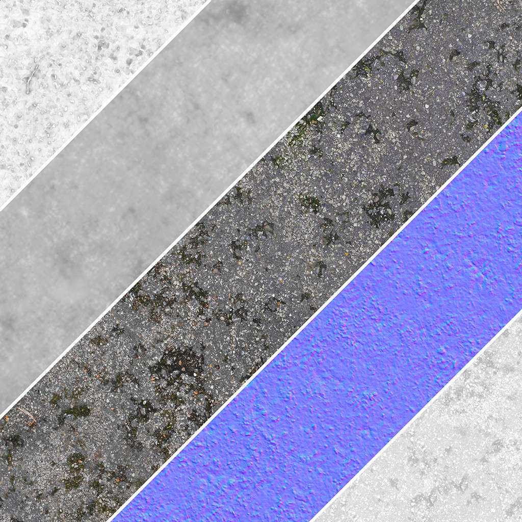 ArtStation - Forest Asphalt Ground | Photogrammetry PBR Textures ...