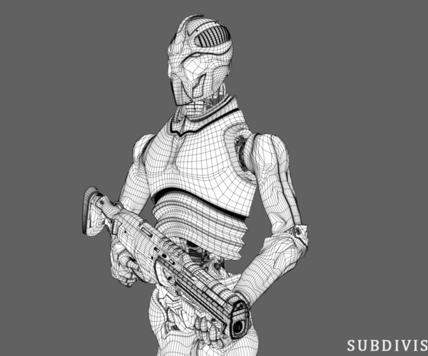 ArtStation - Robot Soldier | Game Assets