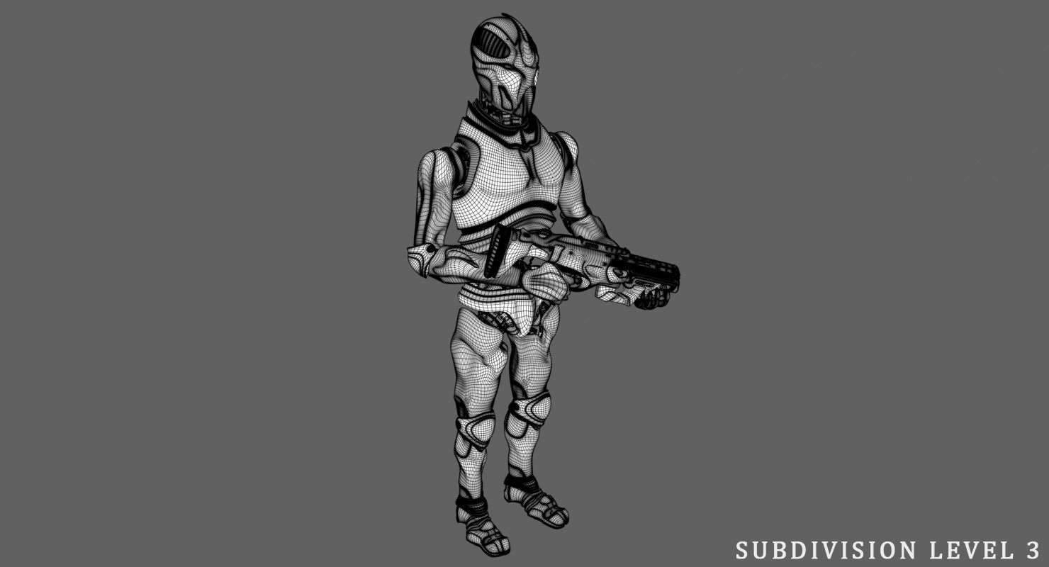ArtStation - Robot Soldier | Game Assets