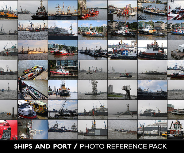 ArtStation - PORT AND SHIPS / Photo reference pack | Resources