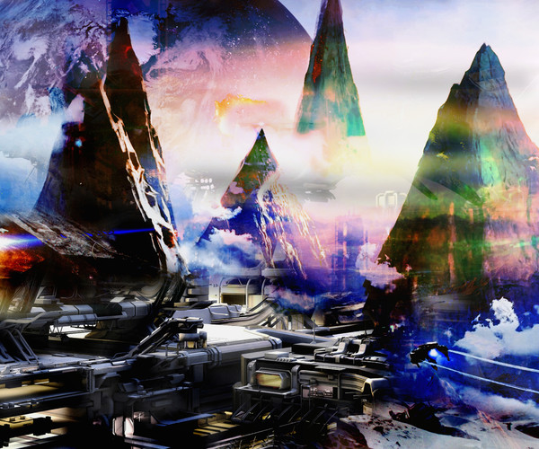 ArtStation - Concept Art - Science Fiction - landscape - sci-fi ...