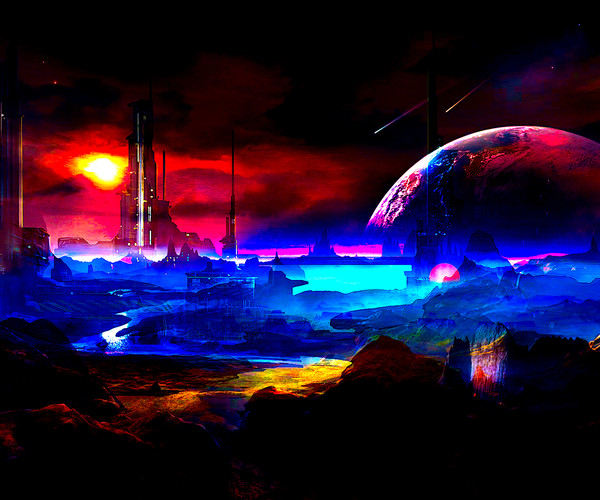 ArtStation - Concept Art - Science Fiction - landscape - sci-fi ...