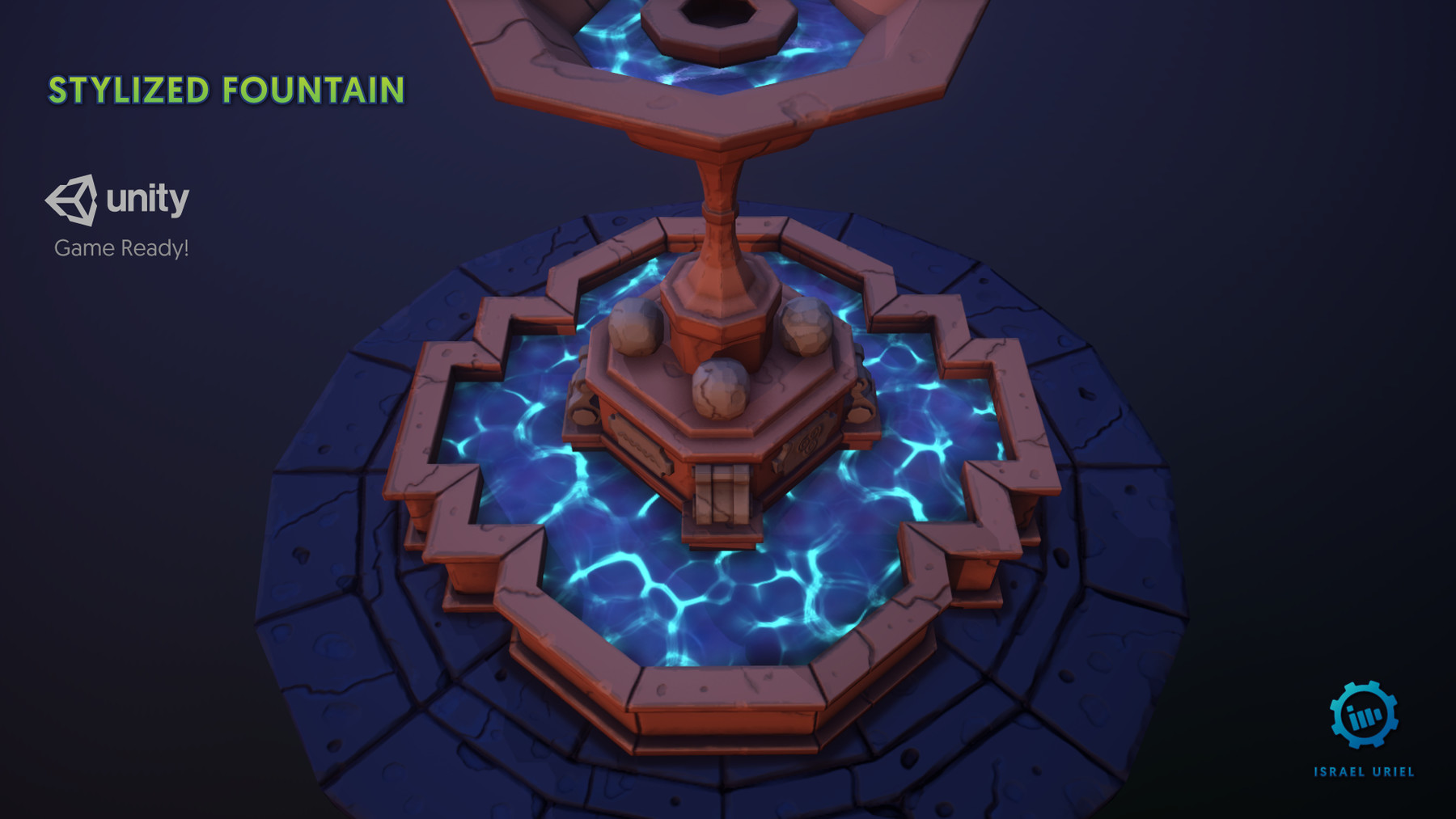 ArtStation - Stylized Fountain | Game Assets