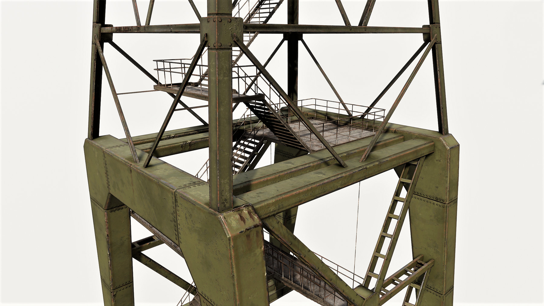 ArtStation - Large Old Crane PBR | Game Assets