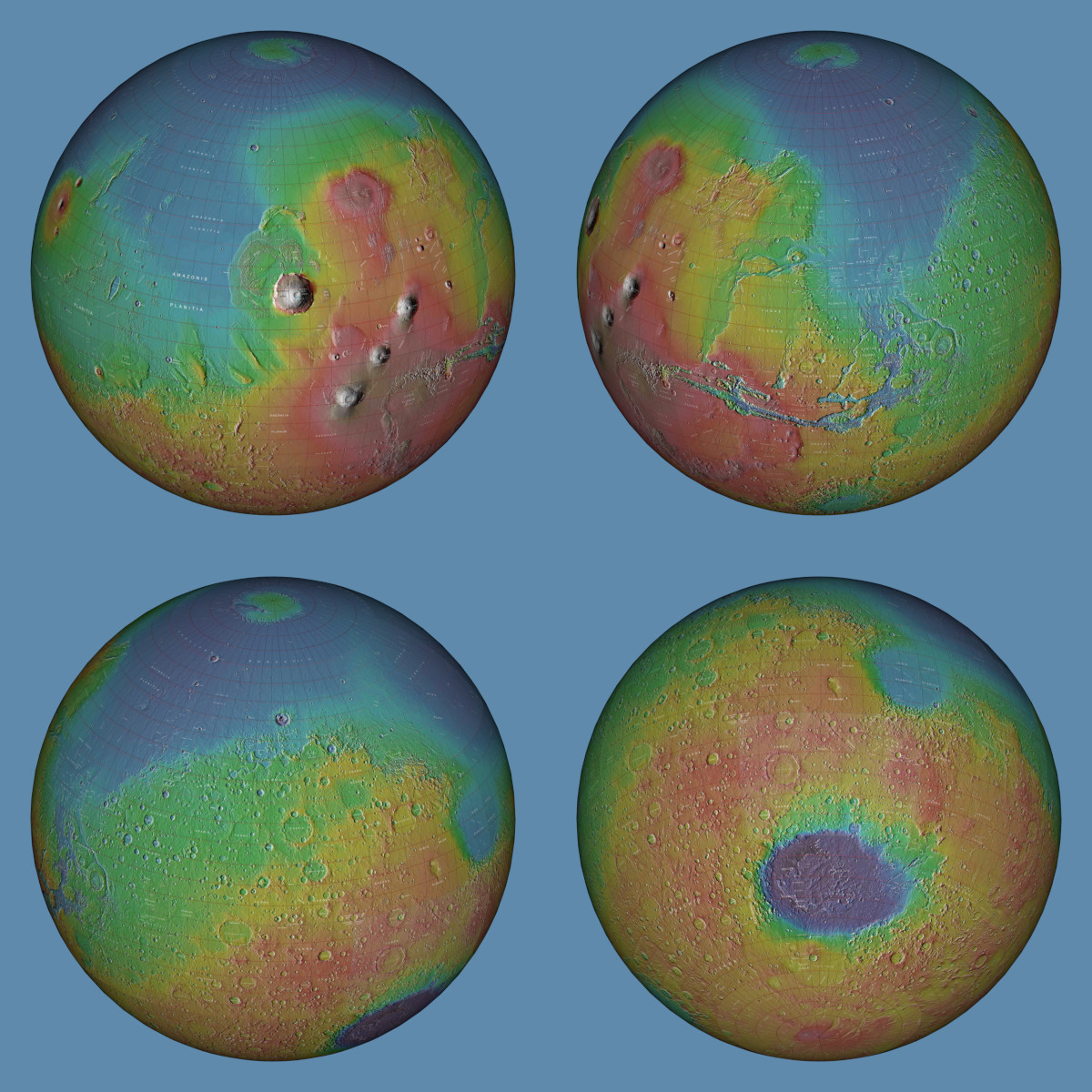 ArtStation - Mars 3D Globe 1 | Resources