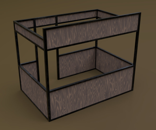 ArtStation - Stall stand 10 4in1 R - 4 PBR Texture 1 Model | Resources