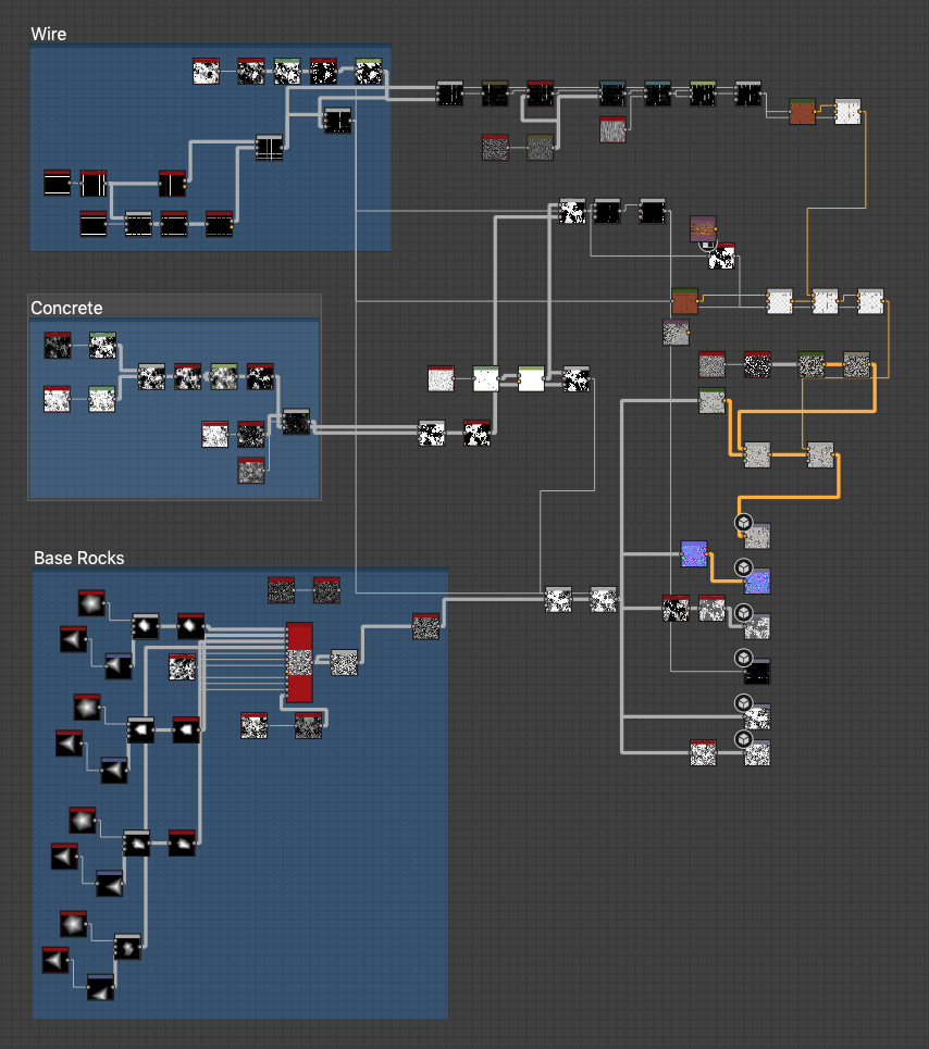 ArtStation - Concrete with exposed iron | Game Assets