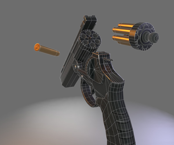 ArtStation - MP 412 REX | Game Assets