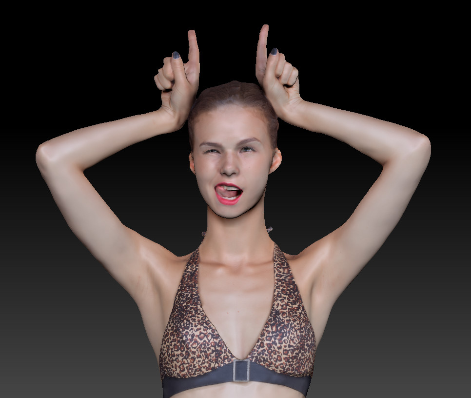 ArtStation - Teasing Woman in swimsuit | Game Assets