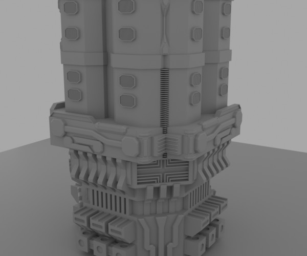 ArtStation - Sci Fi Building (FBX/OBJ) | Resources