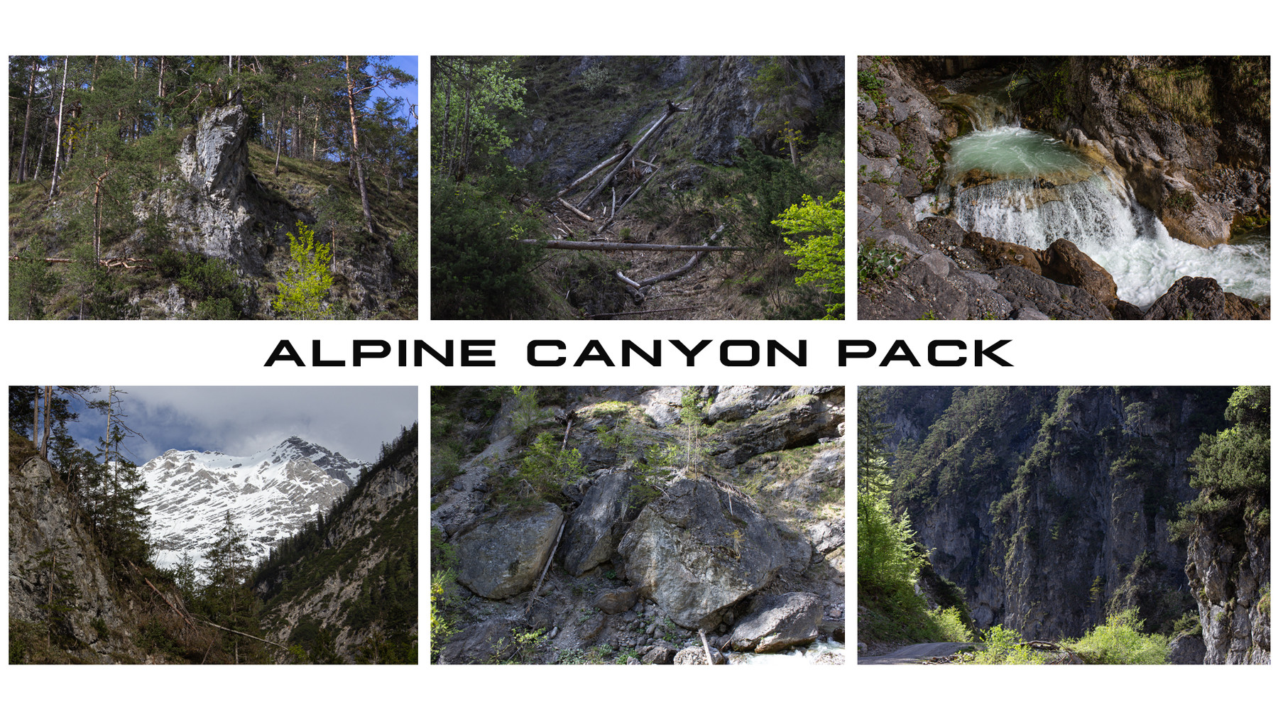 ArtStation - ALPINE CANYON REFERENCE PACK | Resources