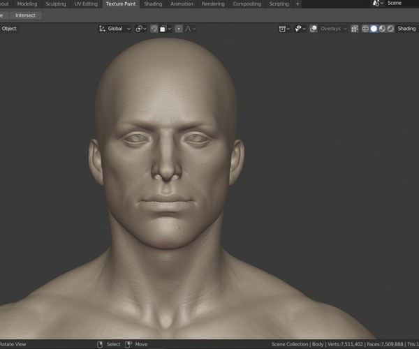 ArtStation - Basic human male model | Game Assets