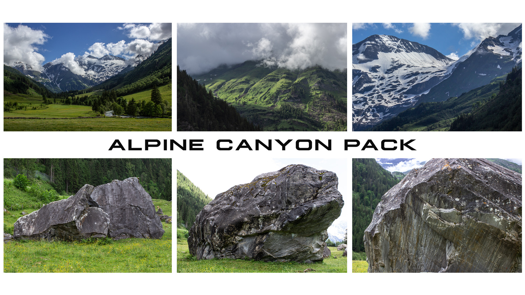 ArtStation - ALPINE CANYON REFERENCE PACK | Resources