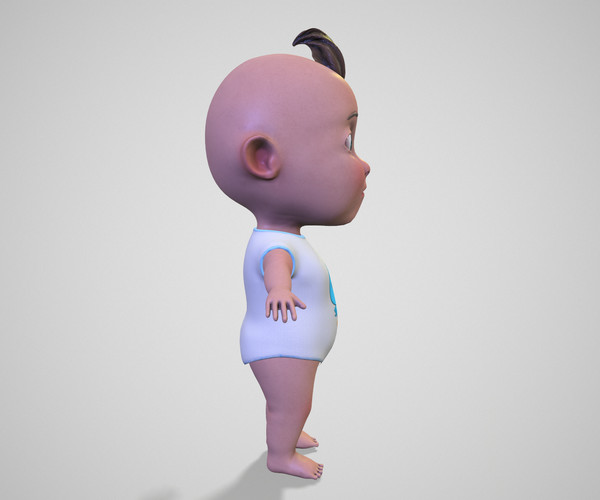 ArtStation - Cartoon Baby 3D model | Resources