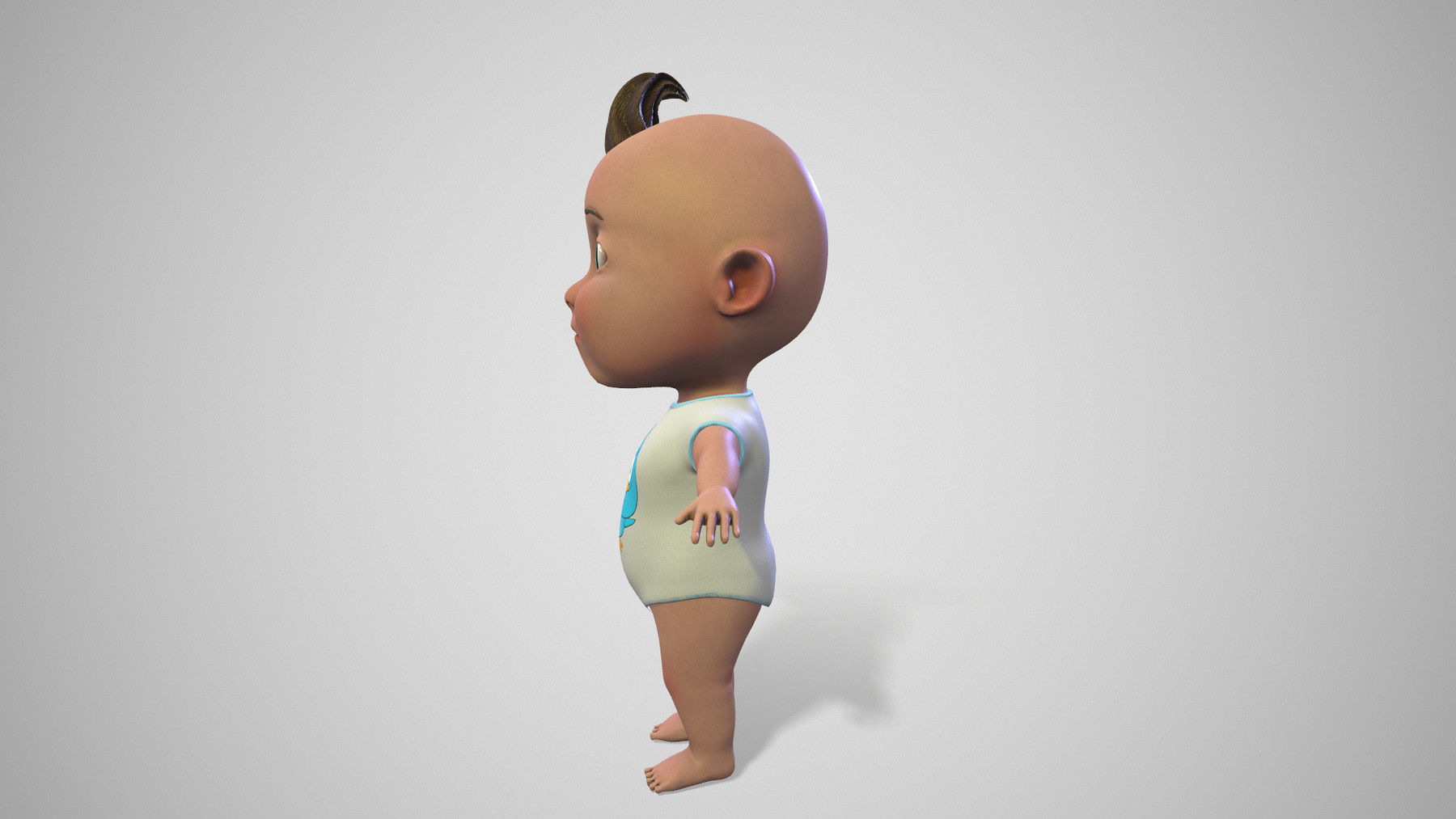 ArtStation - Cartoon Baby 3D model | Resources