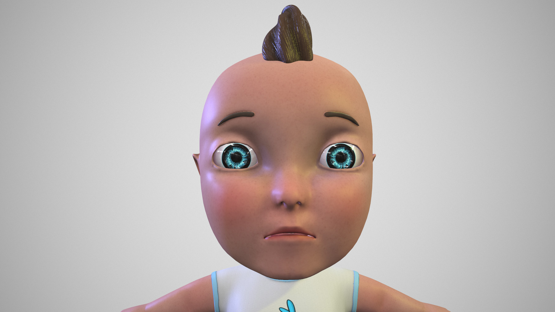 ArtStation - Cartoon Baby 3D model | Resources
