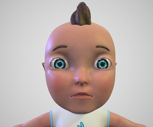 ArtStation - Cartoon Baby 3D model | Resources