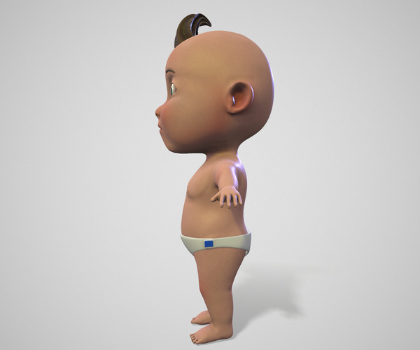 ArtStation - Cartoon Baby 3D model | Resources