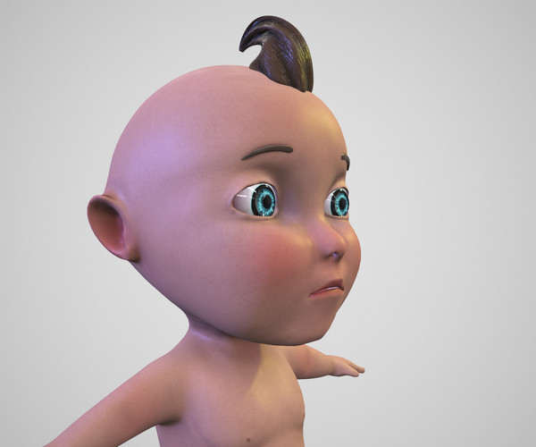 ArtStation - Cartoon Baby 3D model | Resources