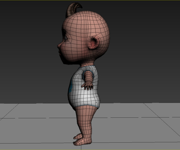 ArtStation - Cartoon Baby 3D model | Resources