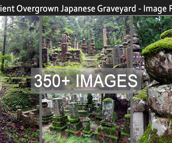 ArtStation - Ancient Overgrown Japanese Graveyard - Image Pack (350 ...
