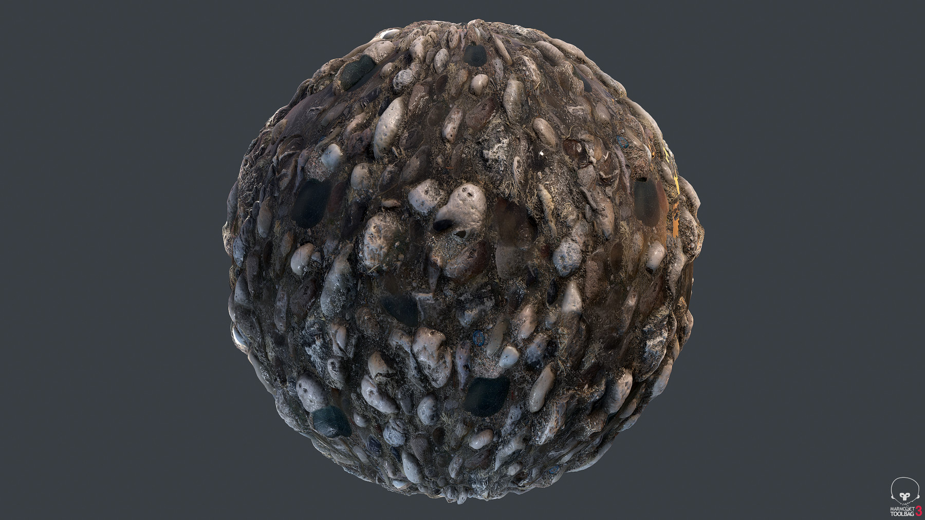 ArtStation - Round Stone Beach Ground - PBR Material | Resources