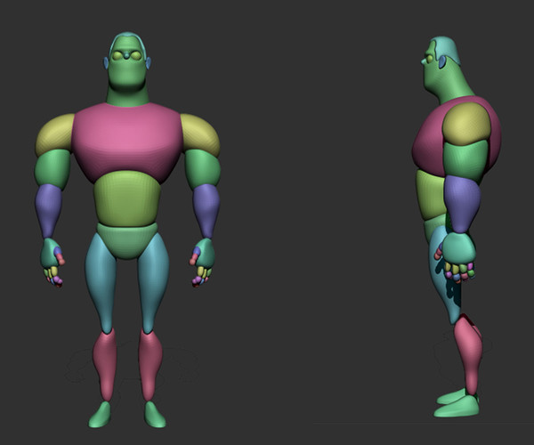 ArtStation - Hero Body Stylized BaseMesh | Resources