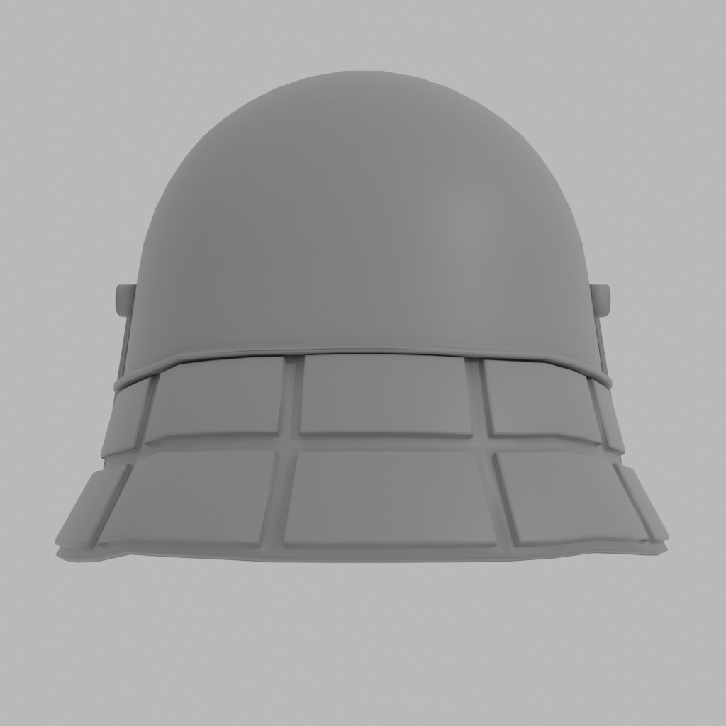 ArtStation - Simple Low Poly Riot Helmet | Resources