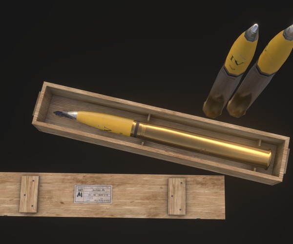 ArtStation - German 88mm FLAK Ammo | Game Assets